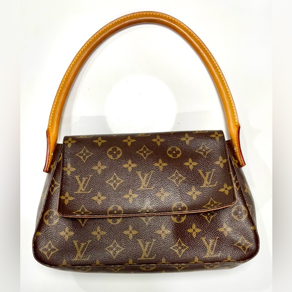 Louis Vuitton | Bags | Authentic Louis Vuitton Monogram Mini Looping ...